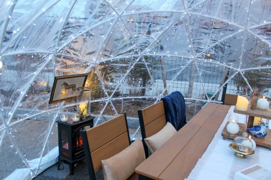 Track 15 to offer outdoor dining igloos, street curling | Events In ...
