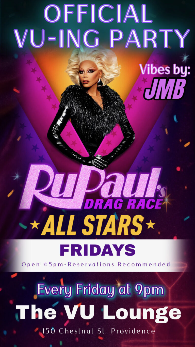 Rupaul's Drag Race All Stars VU-ing Party | Events In Providence, RI